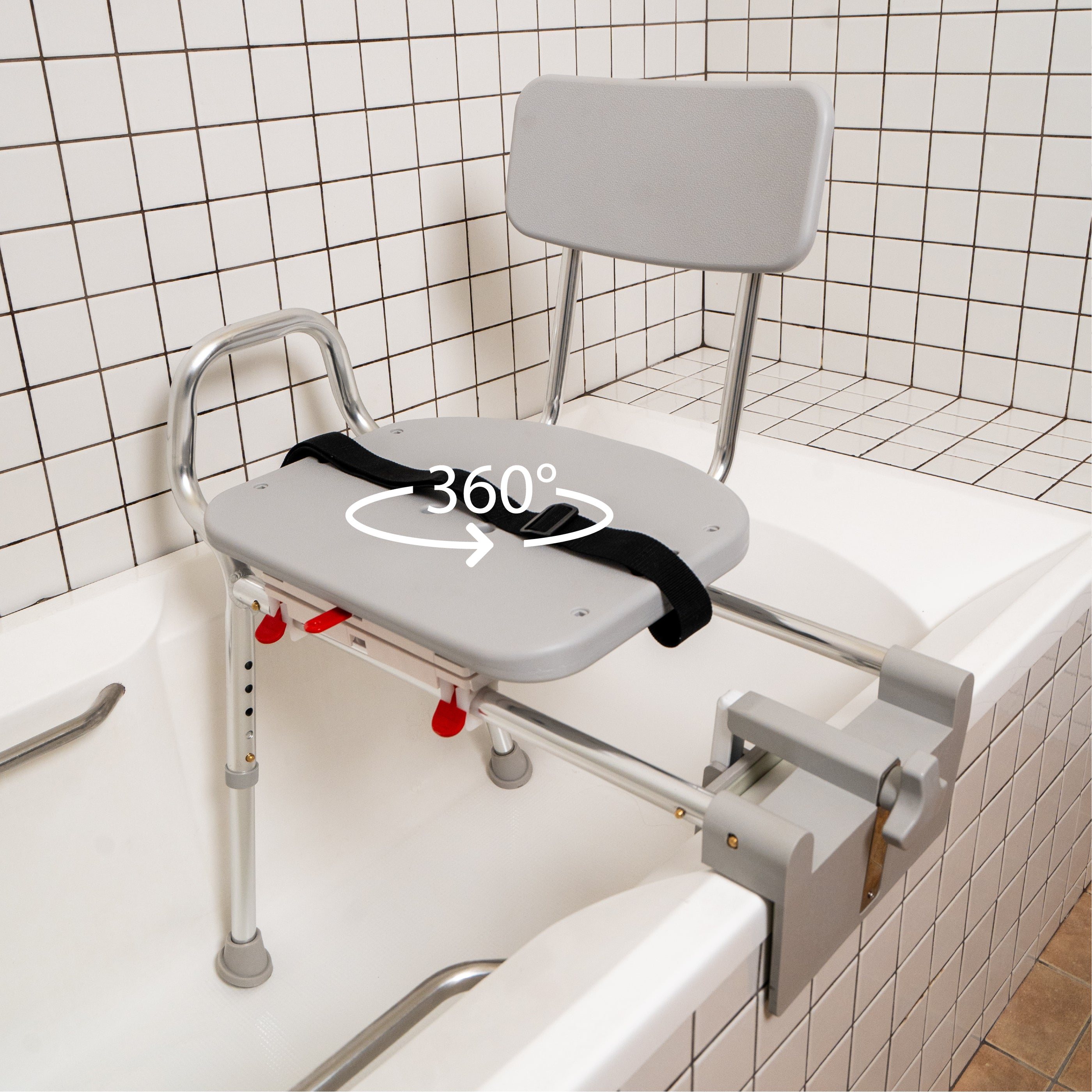 Tub-Mount Swivel Sliding Transfer Bench – 77762 | Eagle Health Supplies